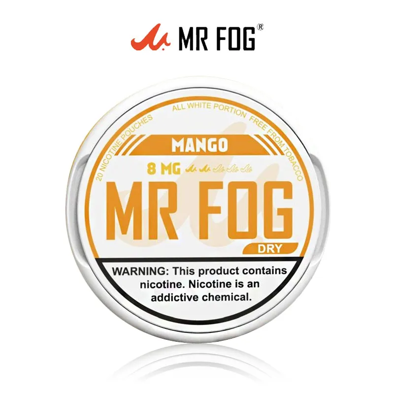 MR FOG 4MG / 8MG DRY NICOTINE POUCHES 20CT/5PK